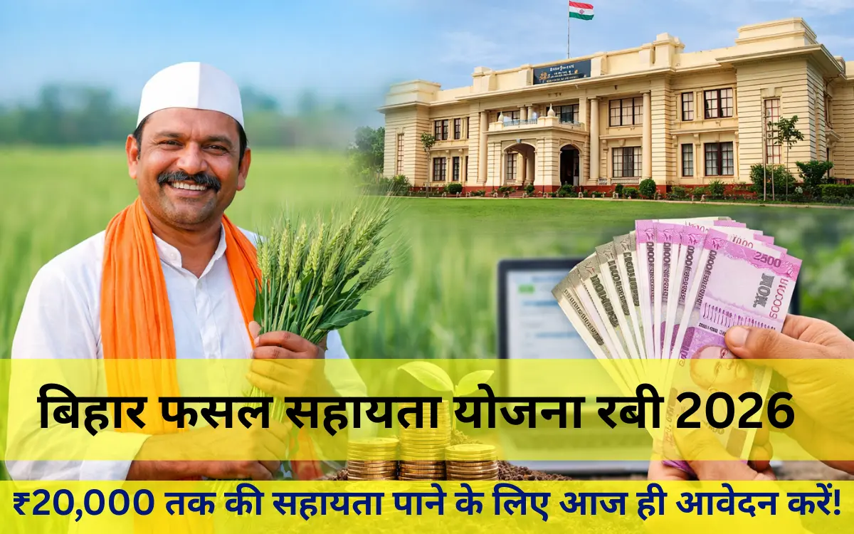 Bihar Fasal Sahayata Yojana Rabi 2026 बिहार फसल सहायता योजना रबी 2026 ...